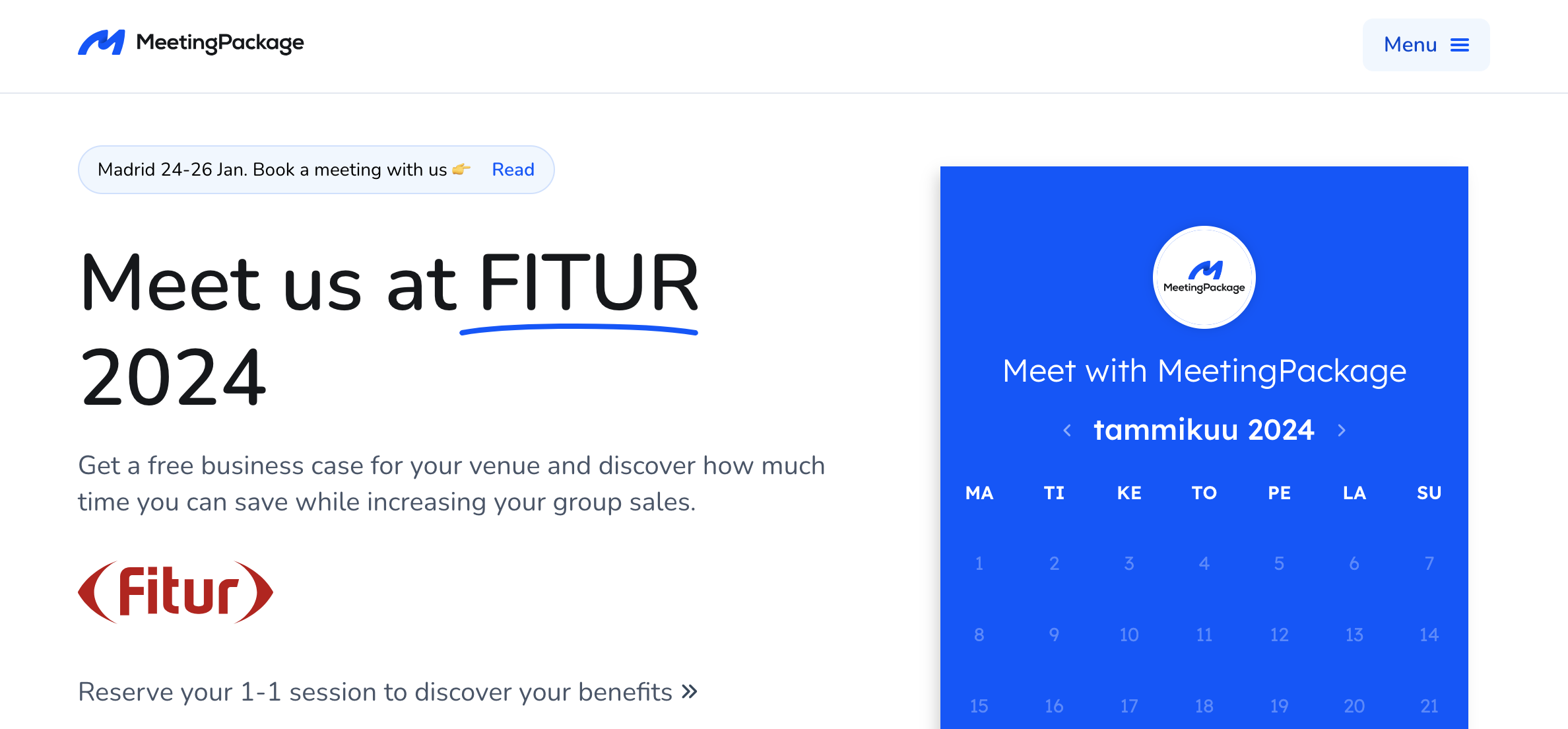 MeetingPackage at GRF London 2024